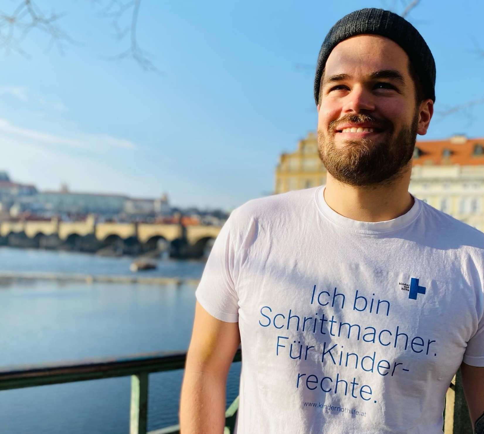 Kevin ist Schrittmacher. Für Kinderrechte.