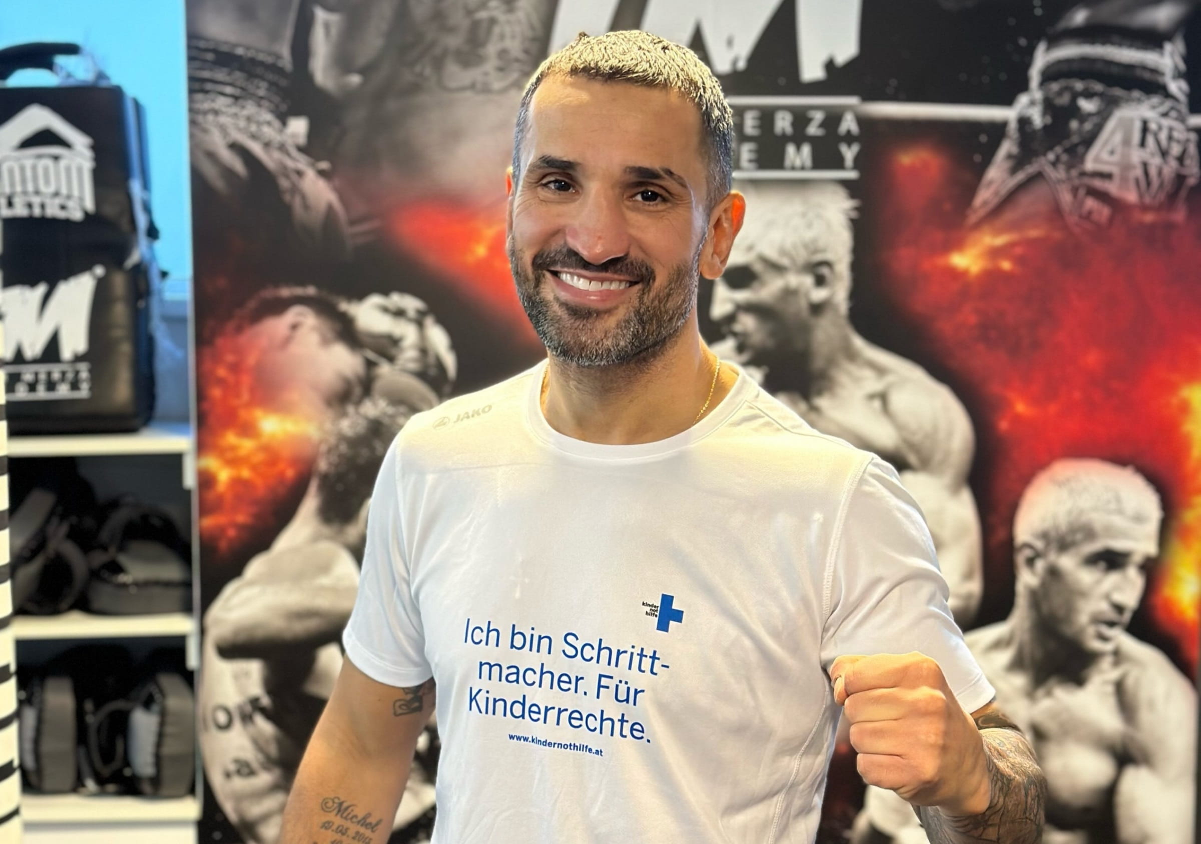 Fadi Merza ist Schrittmacher. Für Kinderrechte.